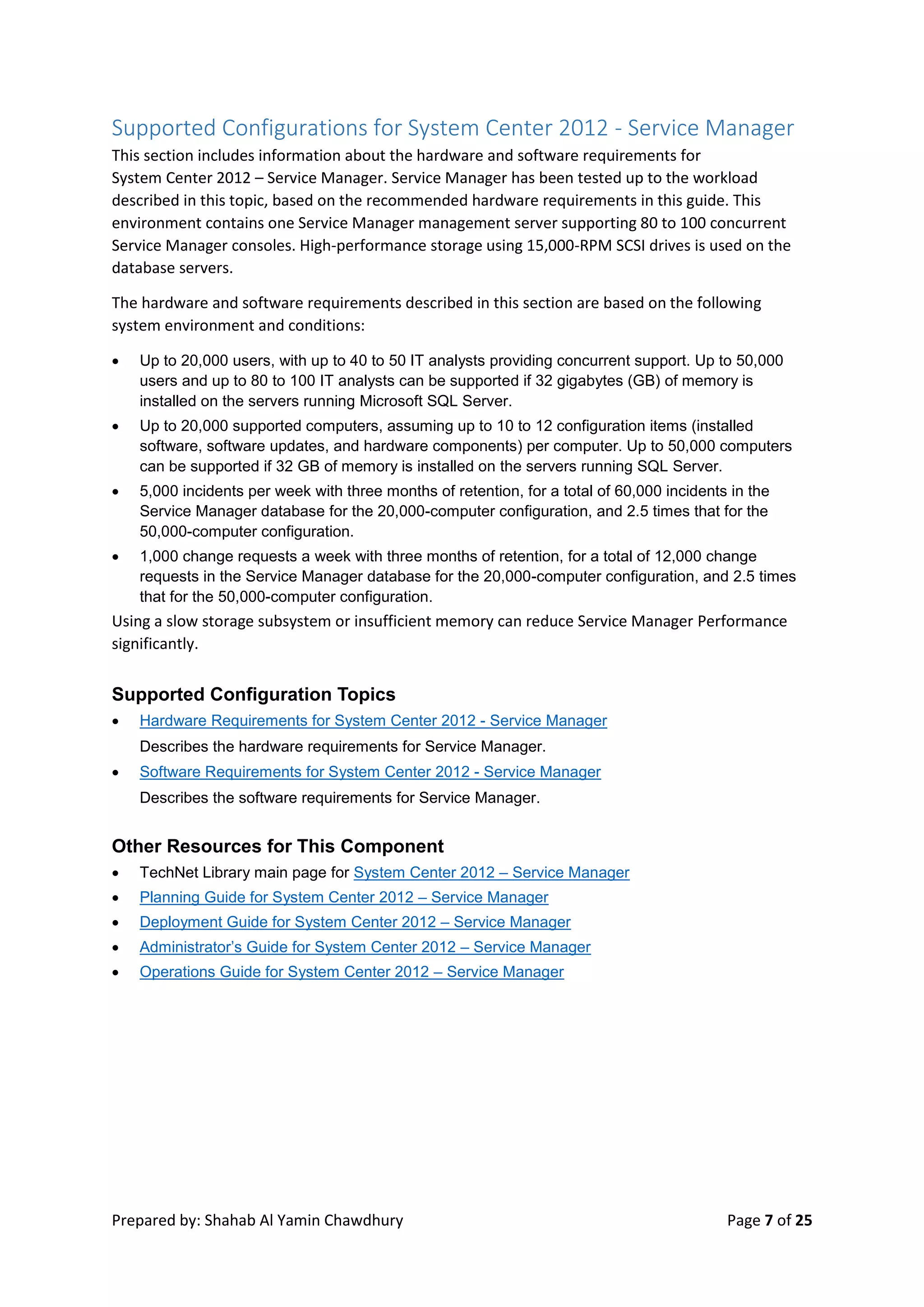 Microsoft System Center Service Manager on a Single Computer | PDF