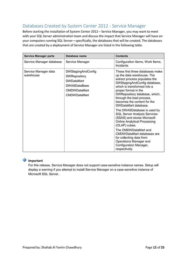Microsoft System Center Service Manager on a Single Computer | PDF