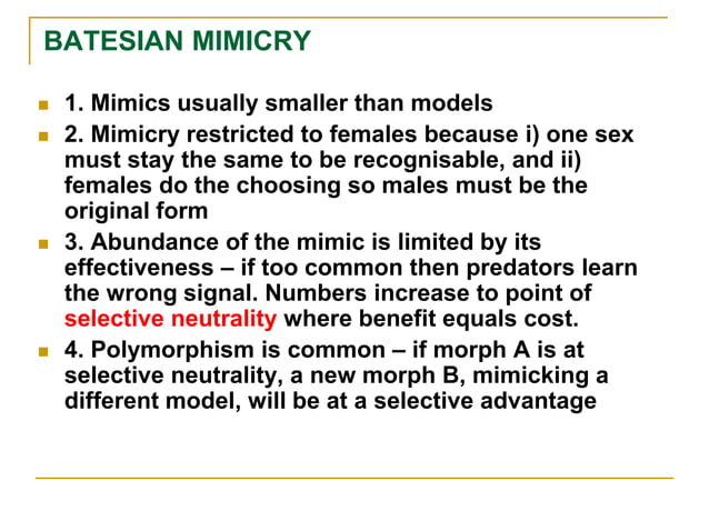 Mimicry in animals insects colour likes and dislikes .ppt