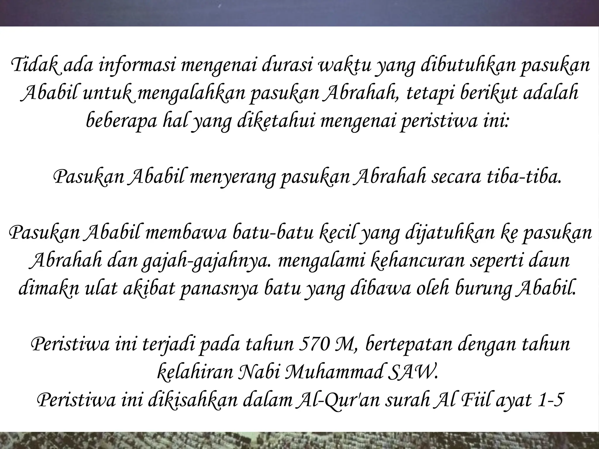 08 sirah-nabawiyah-kelahiran-nabi-muhammad-saw.pptx