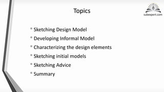 08 Sketching Design Models.pdf software Architecture | PDF