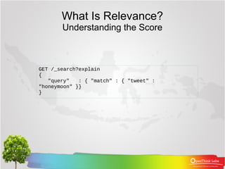 08. ElasticSearch : Sorting and Relevance | PDF