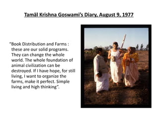 Srila Prabhupada's Varnasrama Mission | PPTX