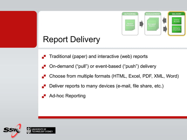 Reports with SQL Server Reporting Services | PPTX
