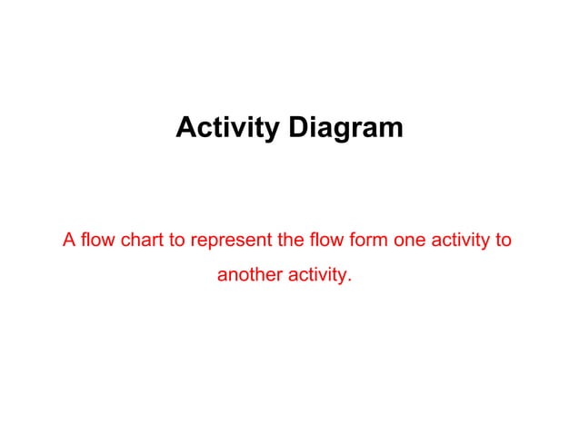 08 state diagram and activity diagram | PPT