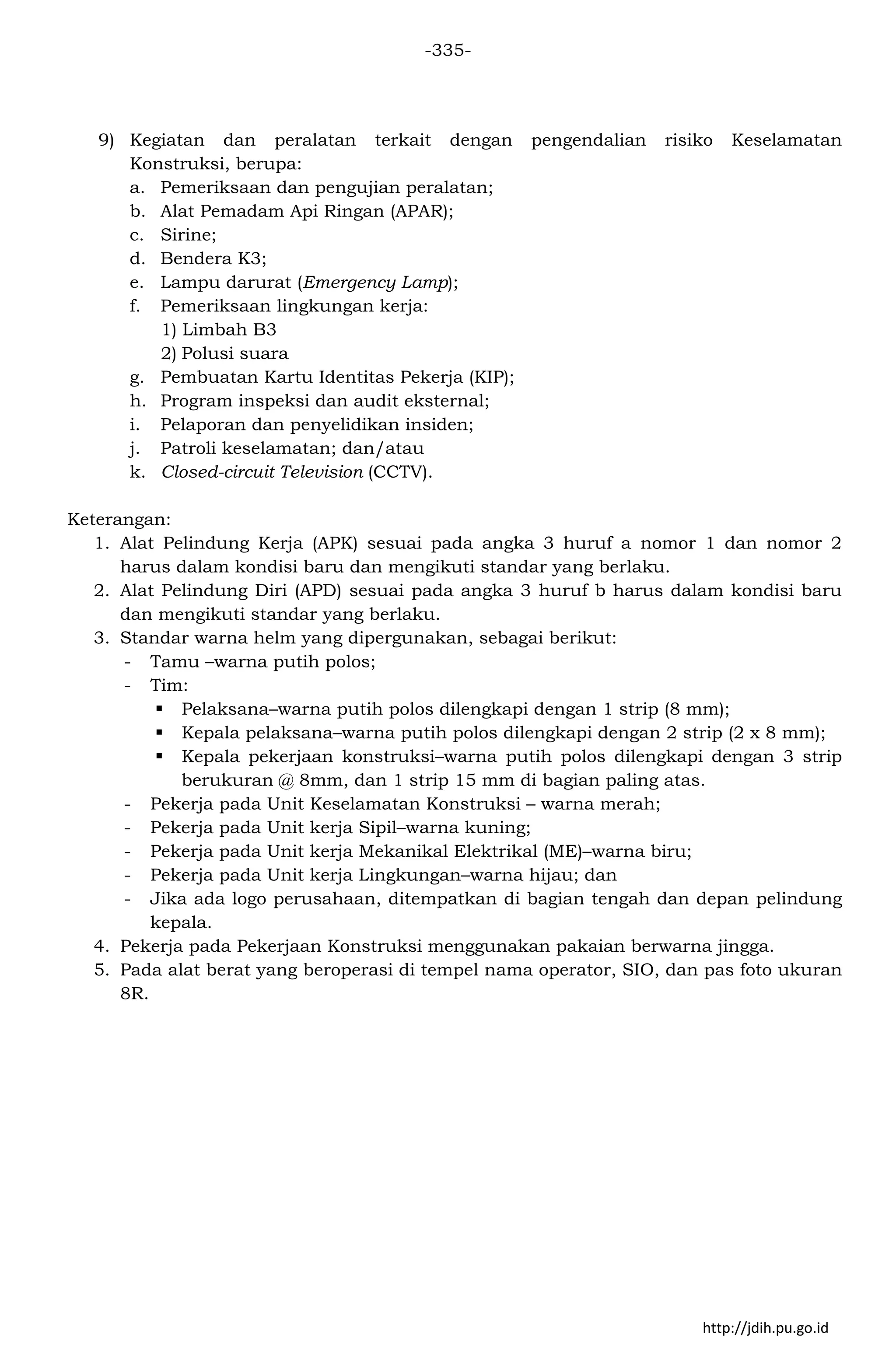 08 sub lampiran g komponen kegiatan dan format audit internal penerapan smkk | PDF