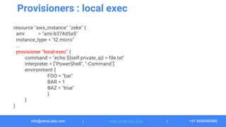 08 Terraform: Provisioners | PPT