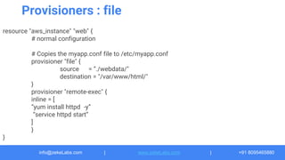 08 Terraform: Provisioners | PPT