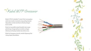 UTP CROSS OVER (KOMUNIKASI DATA) | PPT