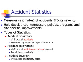 08 Traffic Safety Studies (Traffic Engineering هندسة المرور & Prof ...