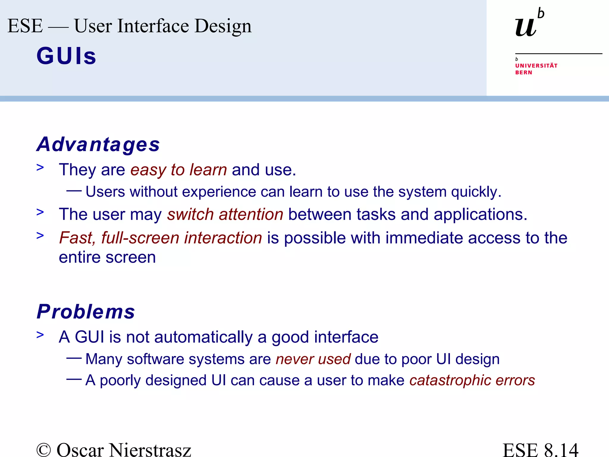 USER INTERFACE DESIGN PPT | PPT