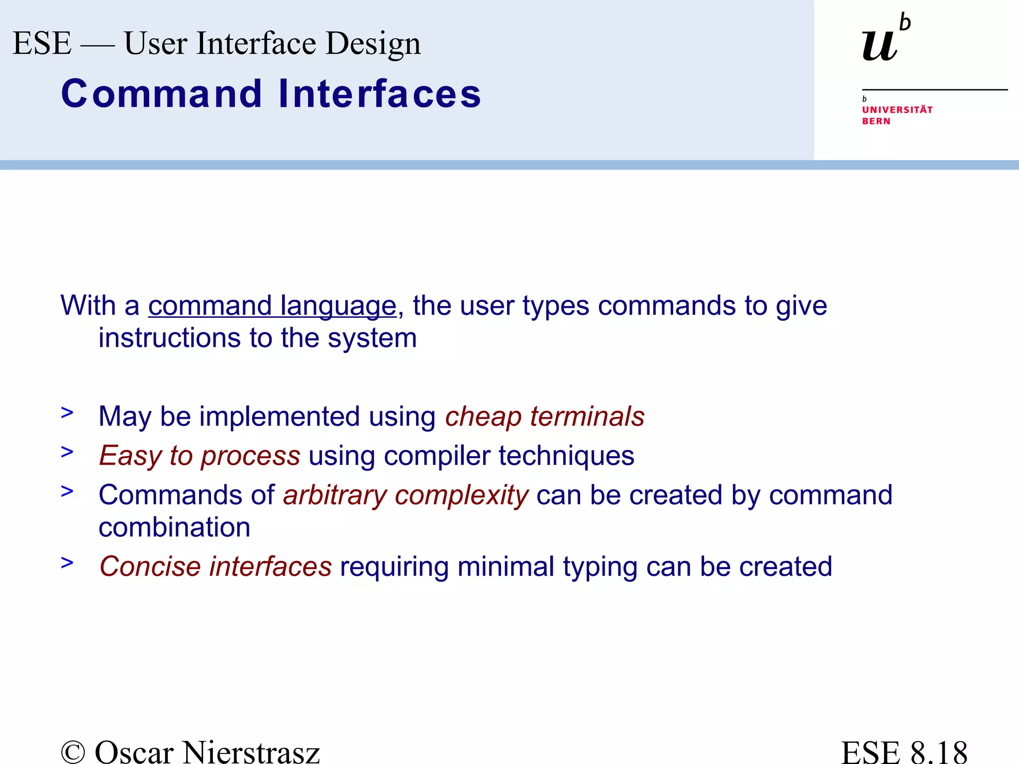 USER INTERFACE DESIGN PPT | PPT