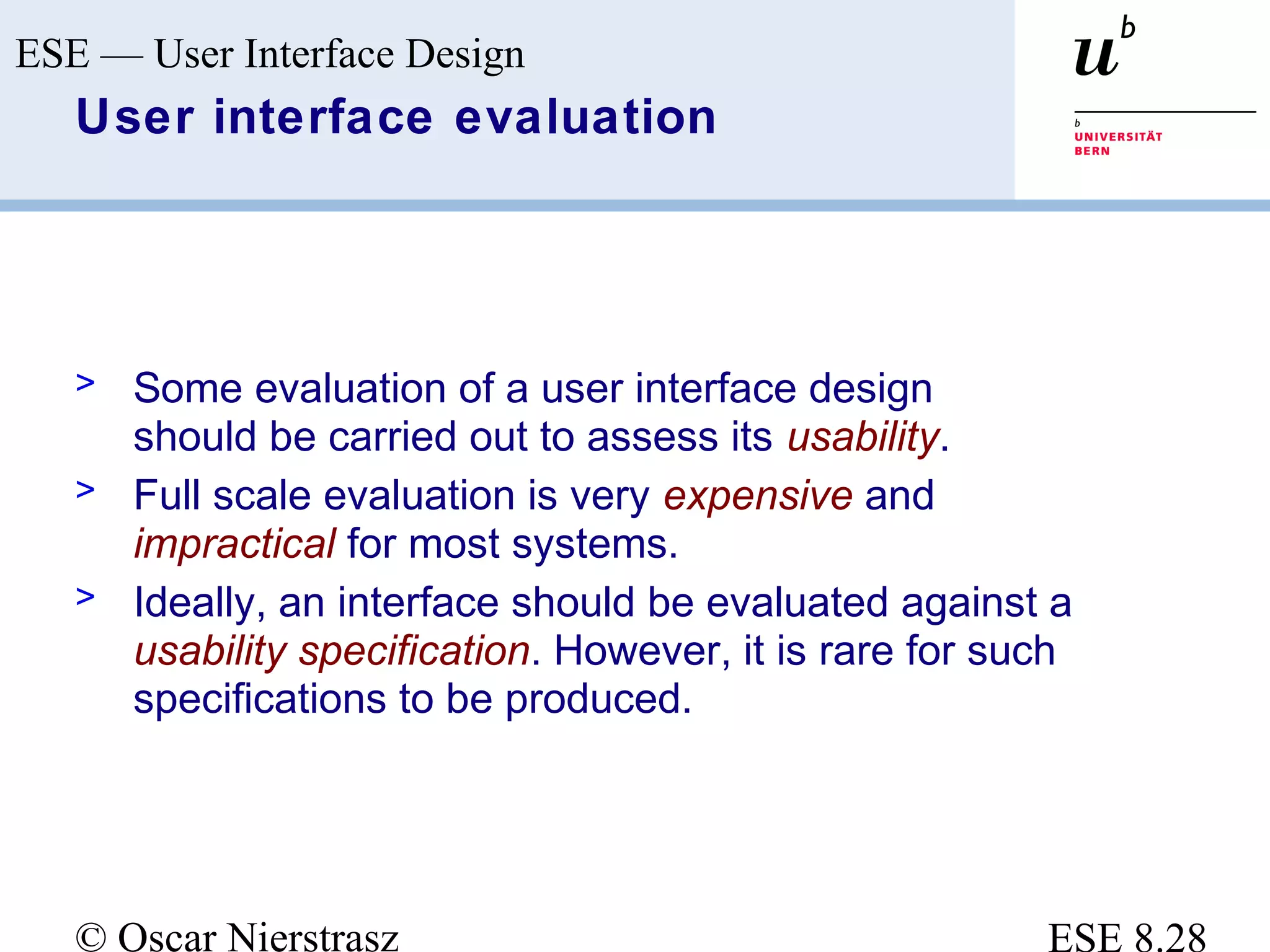 USER INTERFACE DESIGN PPT | PPT | Operating Systems | Computer Software ...