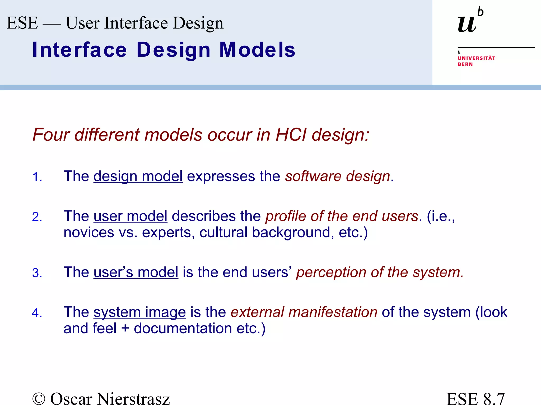 USER INTERFACE DESIGN PPT | PPT
