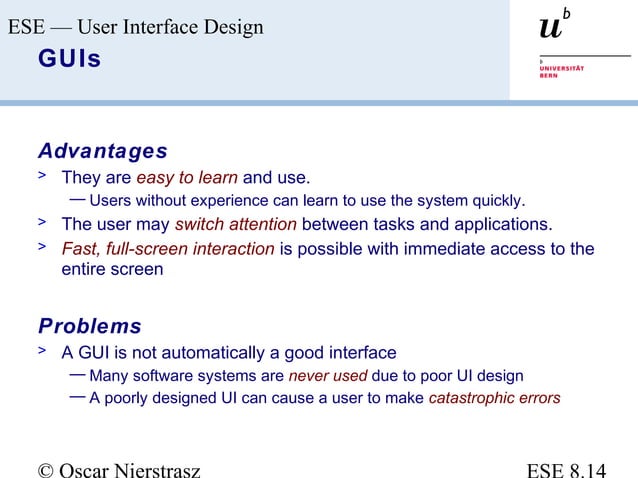 USER INTERFACE DESIGN PPT | PPT | Operating Systems | Computer Software ...