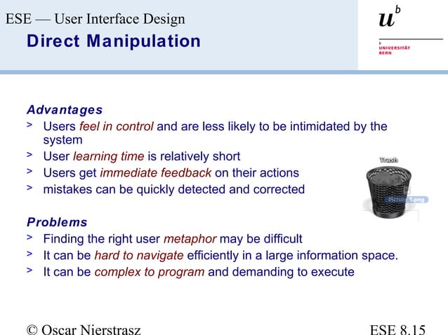 USER INTERFACE DESIGN PPT | PPT | Operating Systems | Computer Software ...