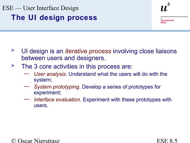 USER INTERFACE DESIGN PPT | PPT | Operating Systems | Computer Software ...