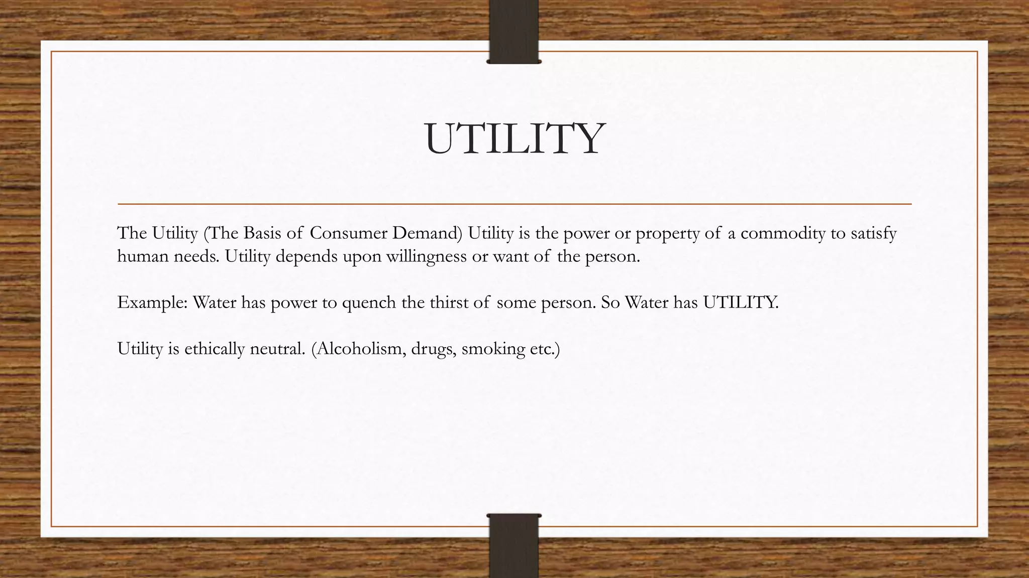 utility & its different concepts | PPTX | Government Support and ...