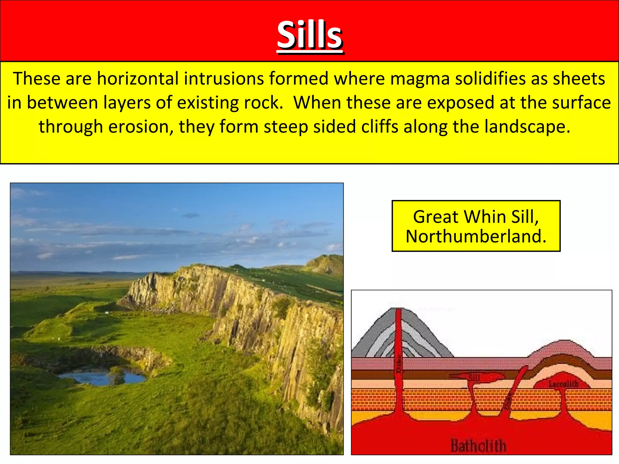 08 volcanism intrusive and extrusive features | PPT