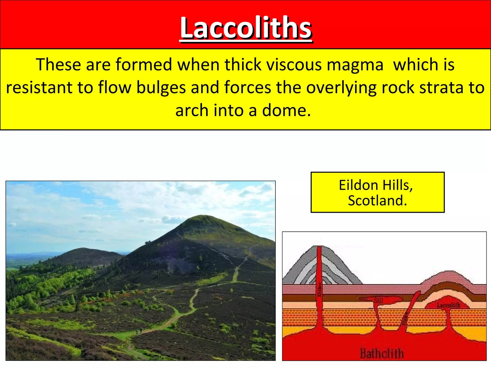 08 volcanism intrusive and extrusive features | PPT
