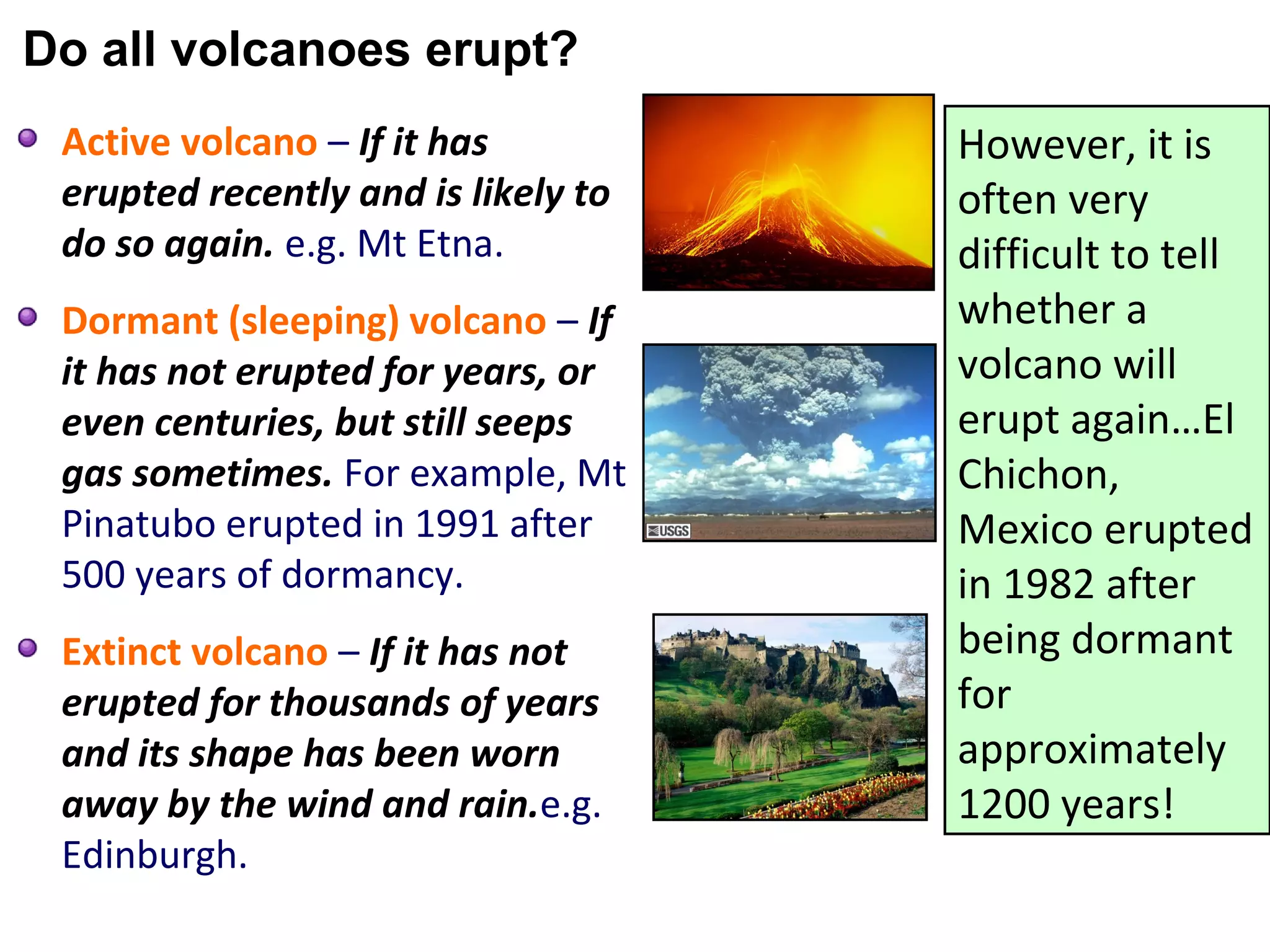 08 volcanism intrusive and extrusive features | PPT