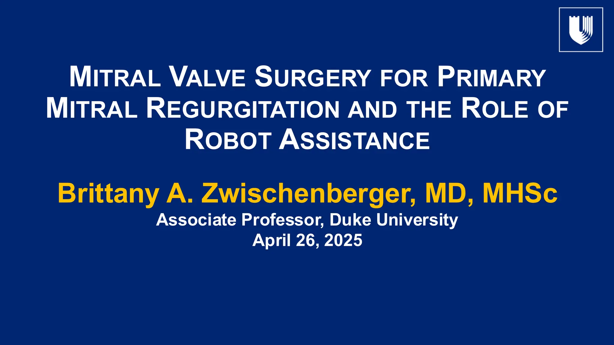 Mitral Valve Surgery for Primary MR and the Role of Robot Assistance | PDF