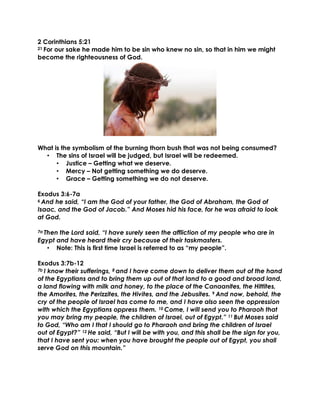09-03-17, Exodus 3;1-4;17, God Calls Moses To Service | PDF