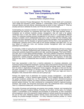 systems thinking by Fingar | PDF