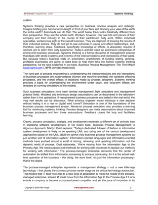 systems thinking by Fingar | PDF