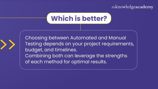 Unlock The Secrets Of Testing With Automated Vs Manual Testing Pros And Cons Ppt