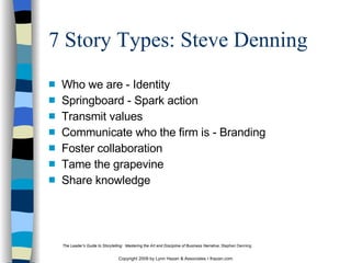 Transformational Communications: The Power of Story | PPT