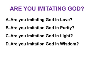 imitators of god | PPTX