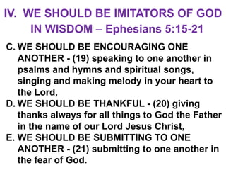 imitators of god | PPTX