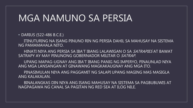 09 11-2019 imperyong persiano | PPTX | Religion & Spirituality