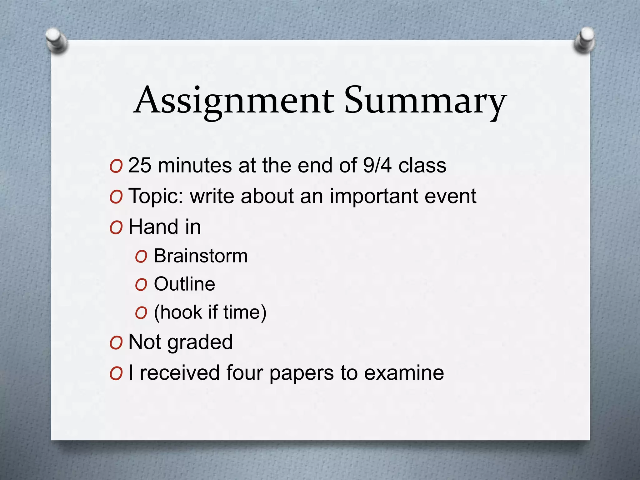 09-11 learning from timed writing | PPT