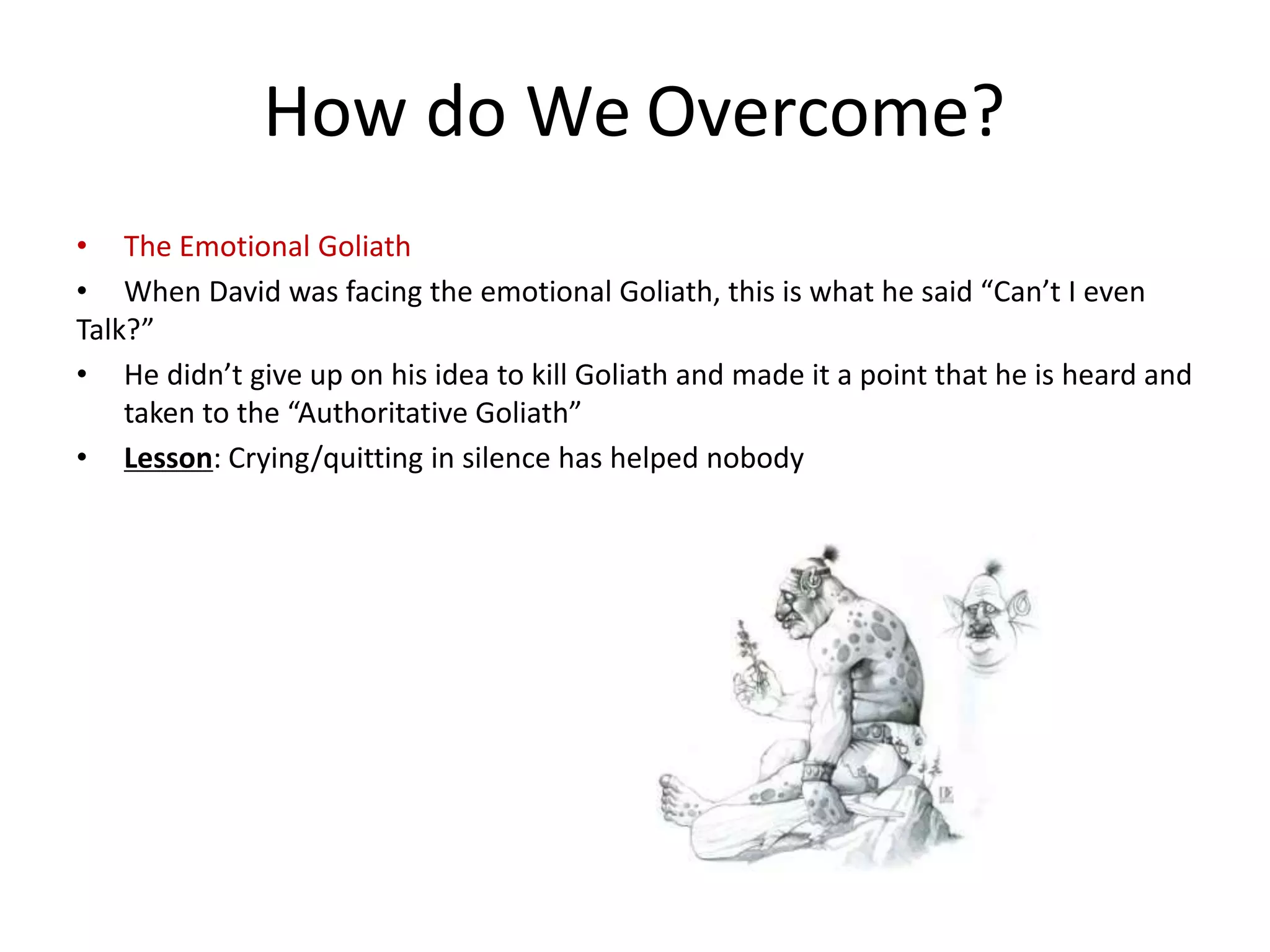 In God We Trust series: Defet the Goliats in Your Life | PPT