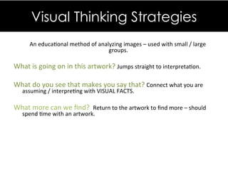 09.12 visual thinking strategies copy | PDF