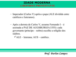 09. aula de história geral - reforma protestante | PPT