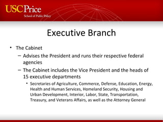 United States Federal Government Structure for International Students | PPT