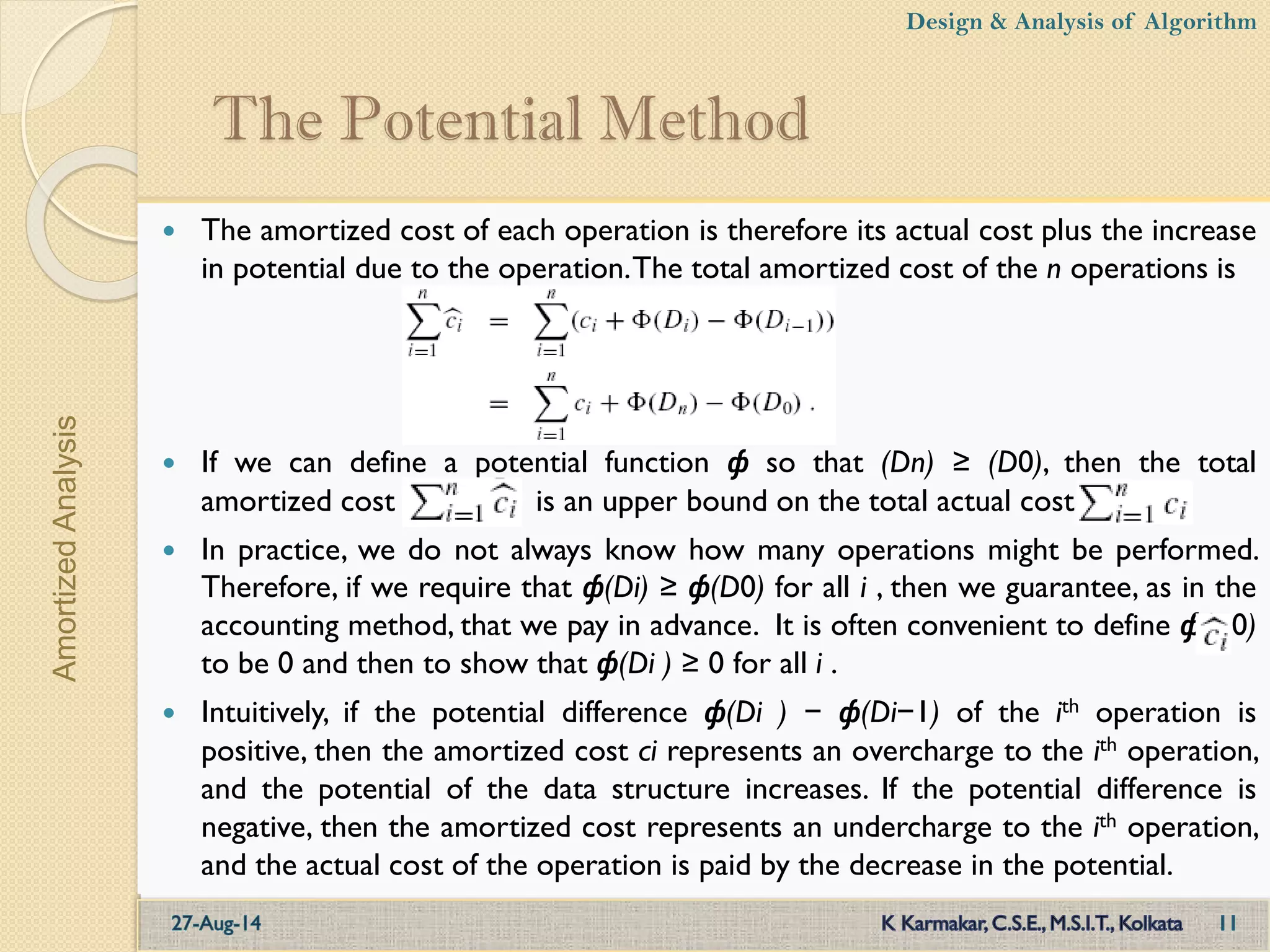 09. amortized analysis | PDF