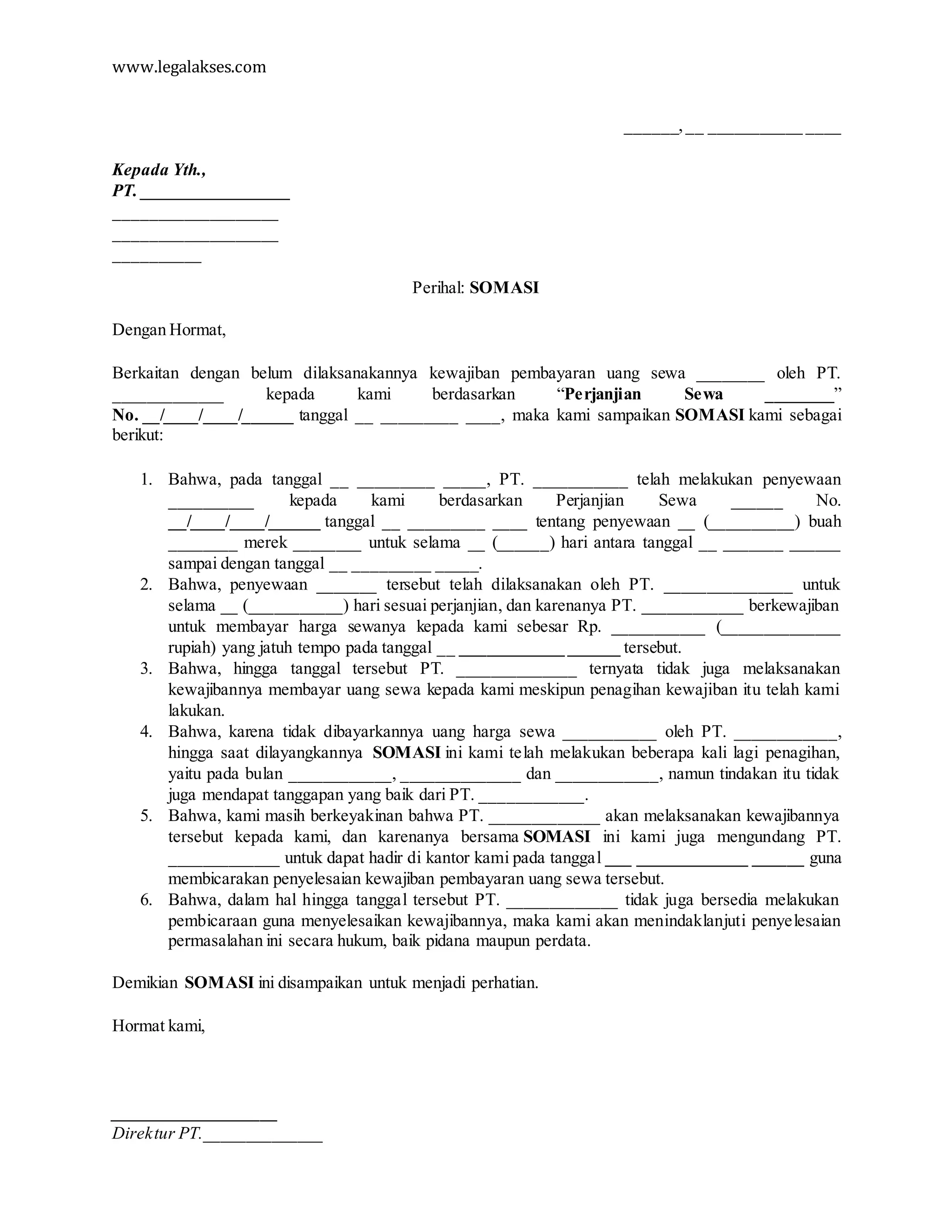 09. surat somasi | DOCX