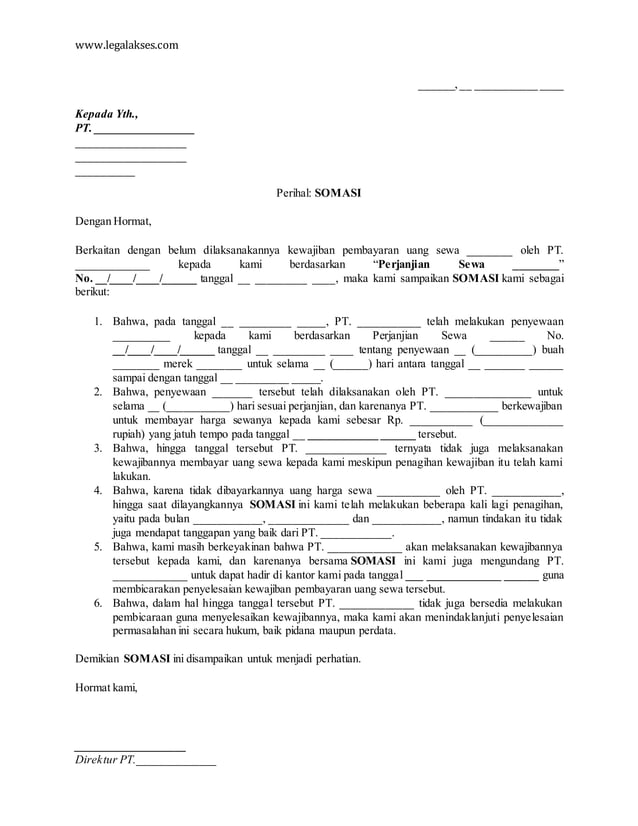 09. surat somasi | DOCX