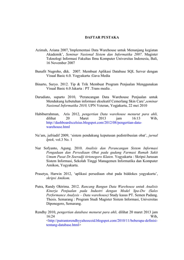 daftar pustaka | PDF