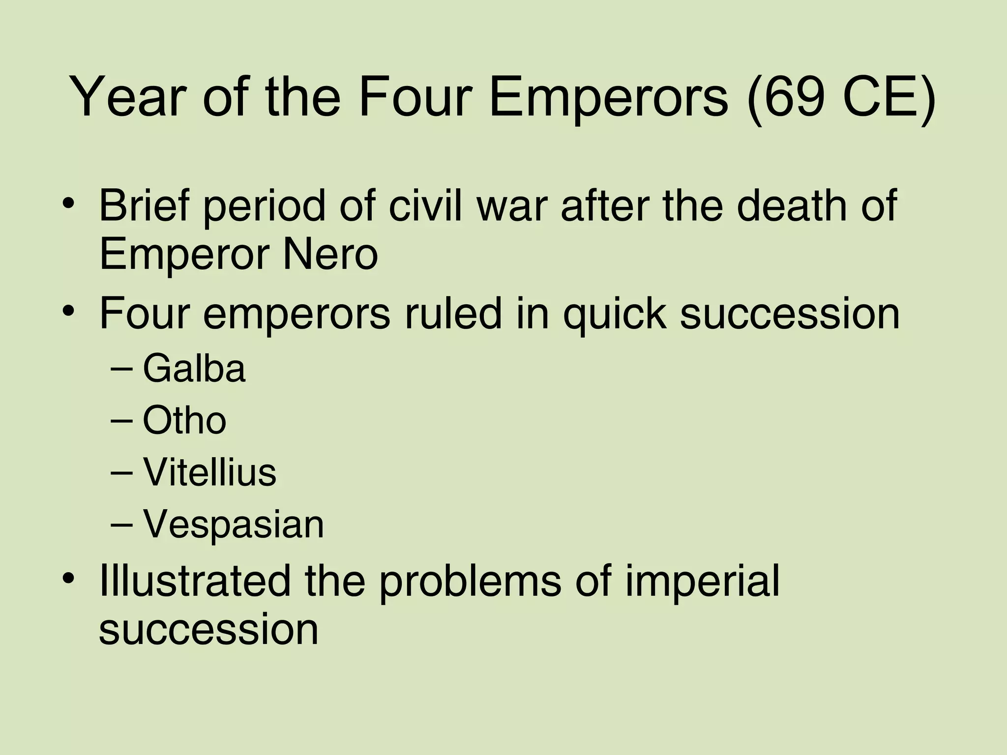 The Rise and Fall of the Roman Empire | PPT