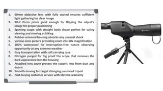 Best spotting scope for birding – guides reviews | PPTX