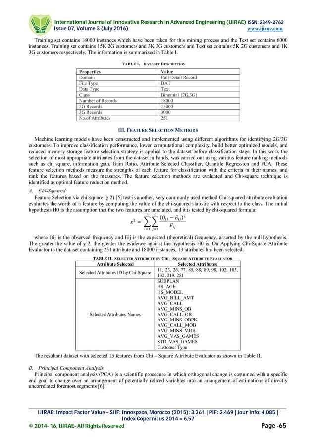 Performance Comparison Of Dimensionality Reduction Methods Using Mcdr Pdf