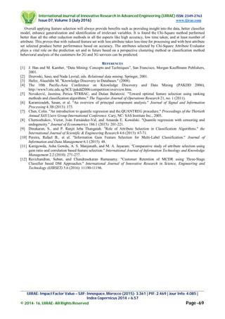 Performance Comparison of Dimensionality Reduction Methods using MCDR | PDF
