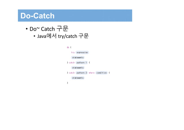 Swift 3 Programming For Ios Error Handling Ppt 7783