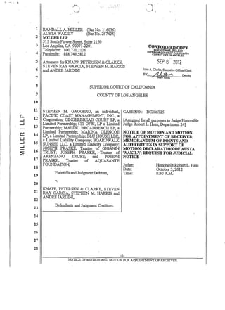 09.06.12 motion appointment receiver [conformed] | PDF