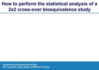 analysis of a cross over design | PPT